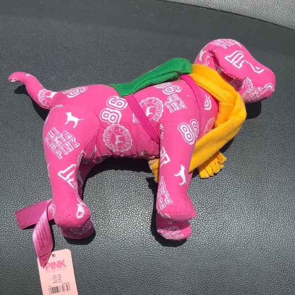 PINK Victoria's Secret | Accessories | Vintage Vs Pink Dog Plush With ...